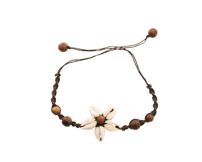 Bracelet coquillage cauris-fleur des Iles - Bijoux avec cauris - bijoux ...
